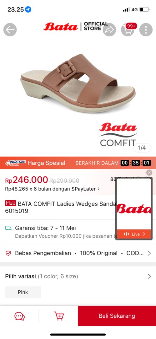 Sepatu bata, Fesyen Wanita, Sepatu di Carousell