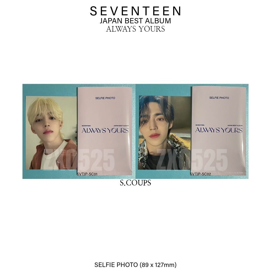 Seventeen Japan Best Album Always Yours Selfie Photo, Hobbies & Toys, Memorabilia & Collectibles ...