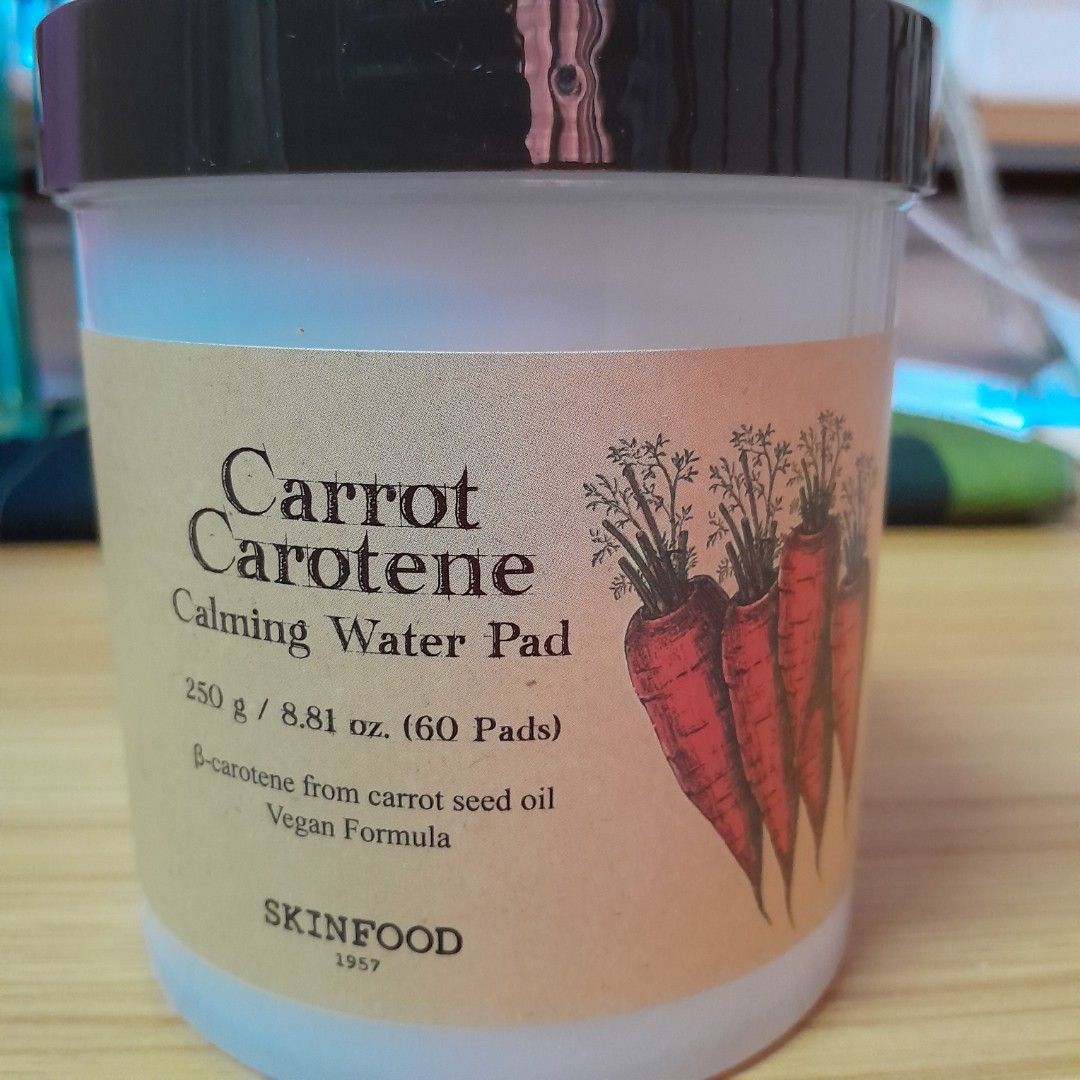 SKINFOOD Carrot Carotene Calming Water Pad, Beauty & Personal Care ...