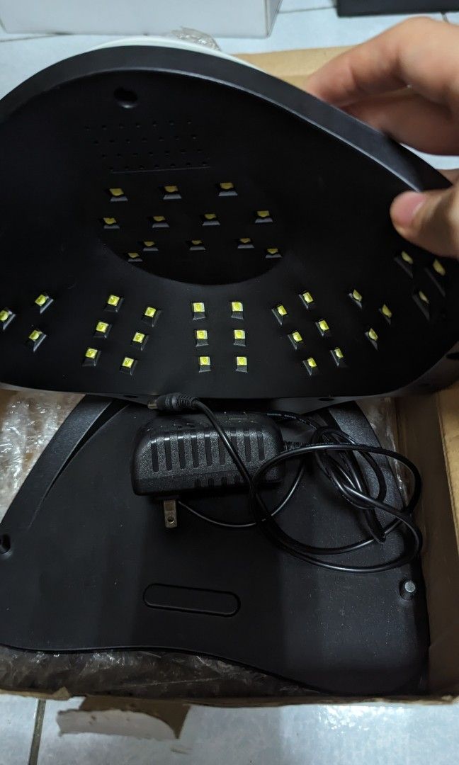 Sun s9 120w 光療指甲 光療燈 手腳都可使用 含色膠 封層 底膠, 香水、美妝、保養, 美甲、手部保養在旋轉拍賣