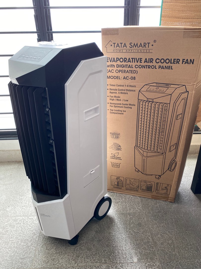 TATA Smart Evaporative Air Cooler model AC-08 with digital control ...