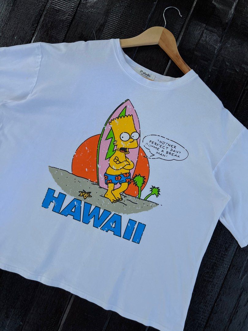 THE SIMPSONS HAWAII, Men's Fashion, Tops & Sets, Tshirts & Polo Shirts ...