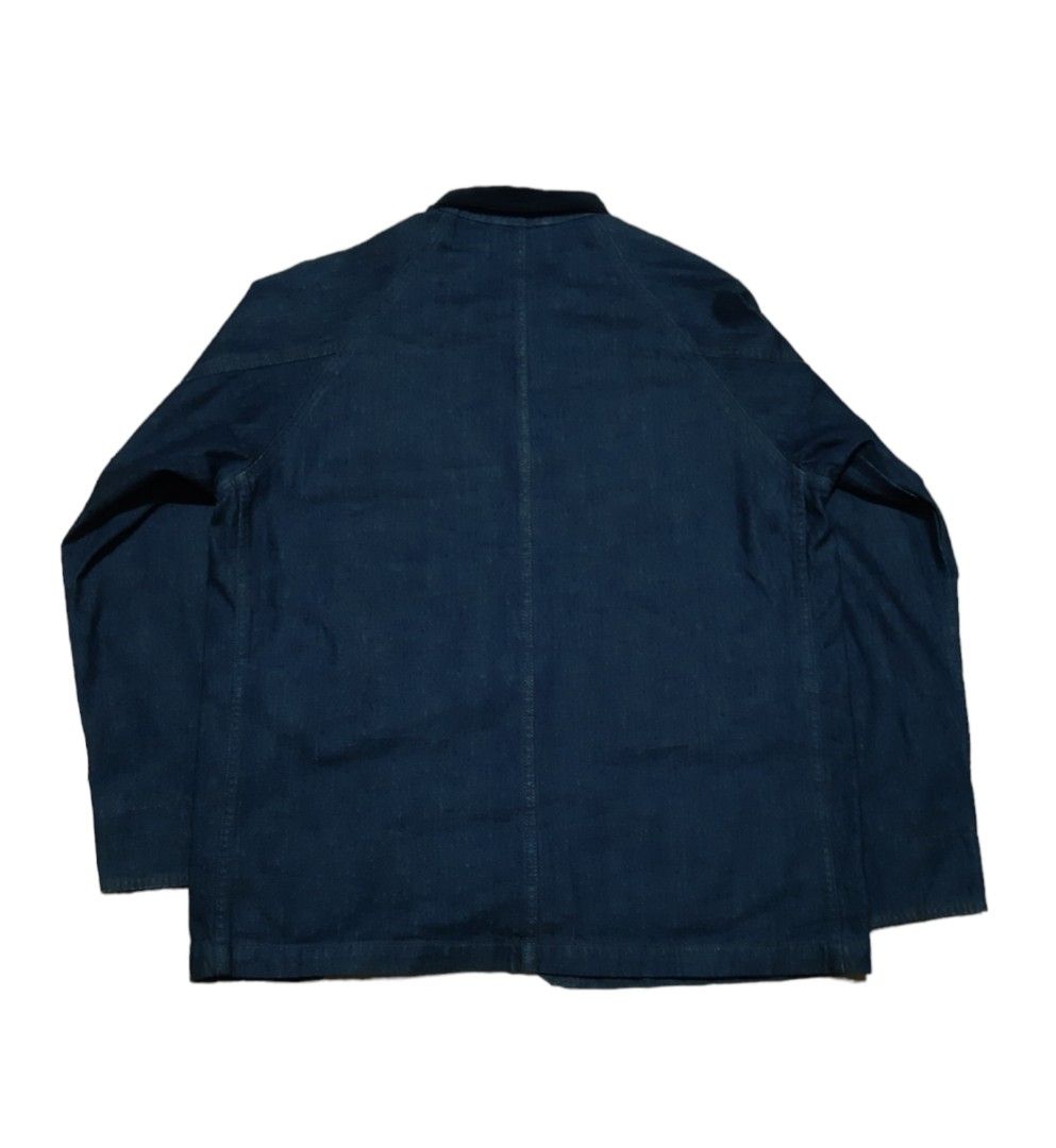 Uniqlo denim Utility Work Jacket, Fesyen Pria, Pakaian , Baju Luaran di ...