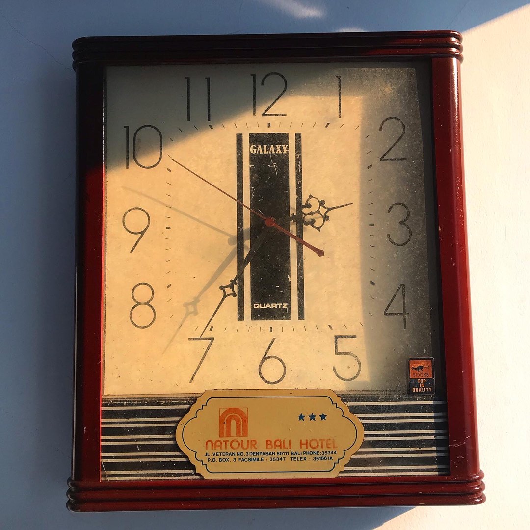 Vintage Galaxy Quartz Wall clock space age design midcentury atomic ...