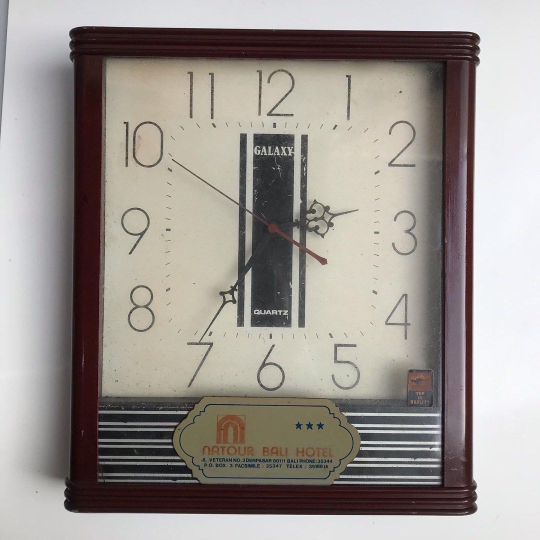 Vintage Galaxy Quartz Wall clock space age design midcentury atomic ...