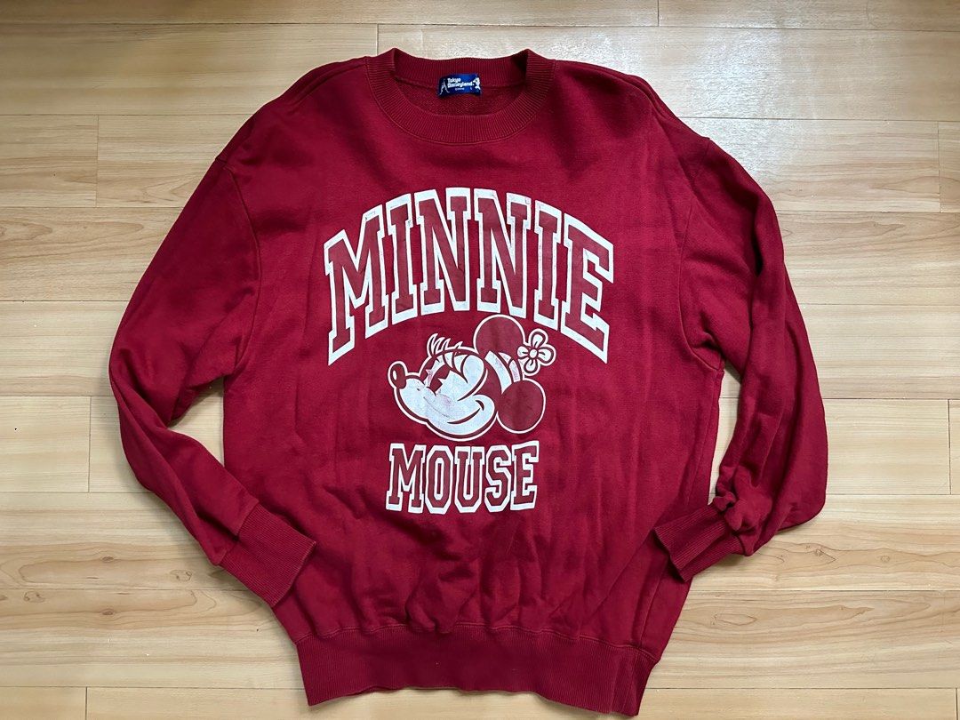 Vintage Minnie Mouse Tokyo Disneyland Sweater Large, Women's Fashion ...