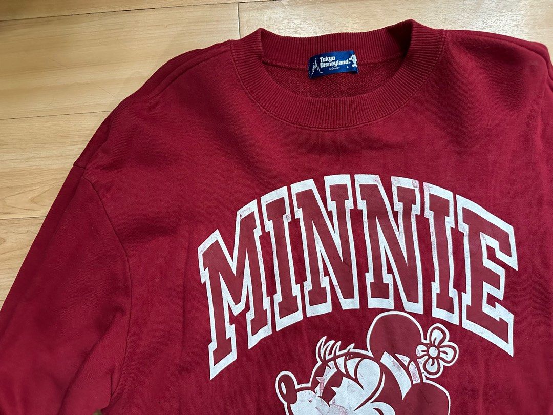 Vintage Minnie Mouse Tokyo Disneyland Sweater Large, Women's Fashion ...