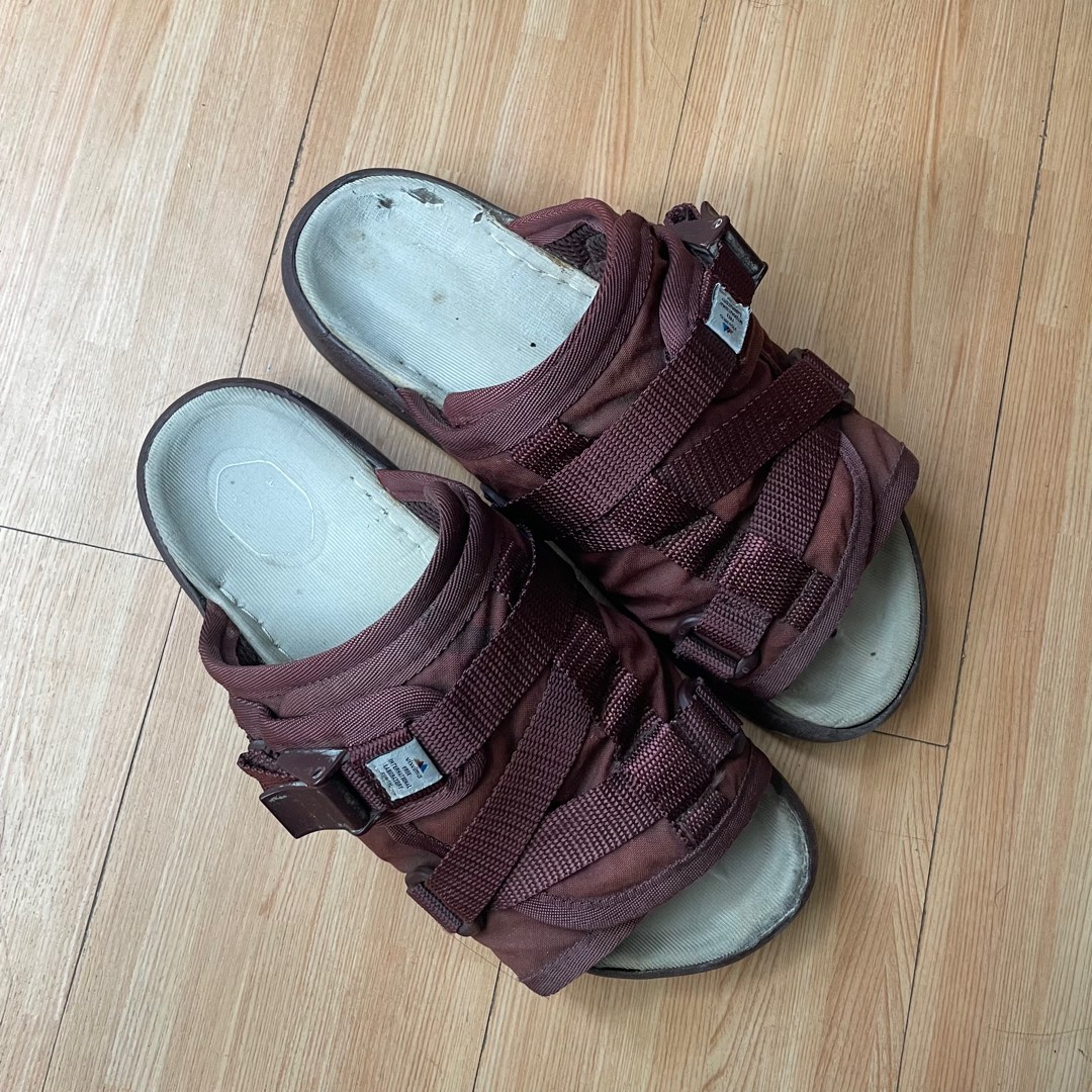 Visvim Christo Lamina Burgundy, Men's Fashion, Footwear, Slippers ...