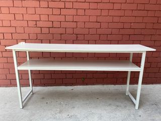 White long table 60cm, Furniture & Home Living, Furniture, Tables ...