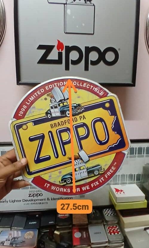 Zippo car license plate, Hobbies & Toys, Collectibles & Memorabilia ...