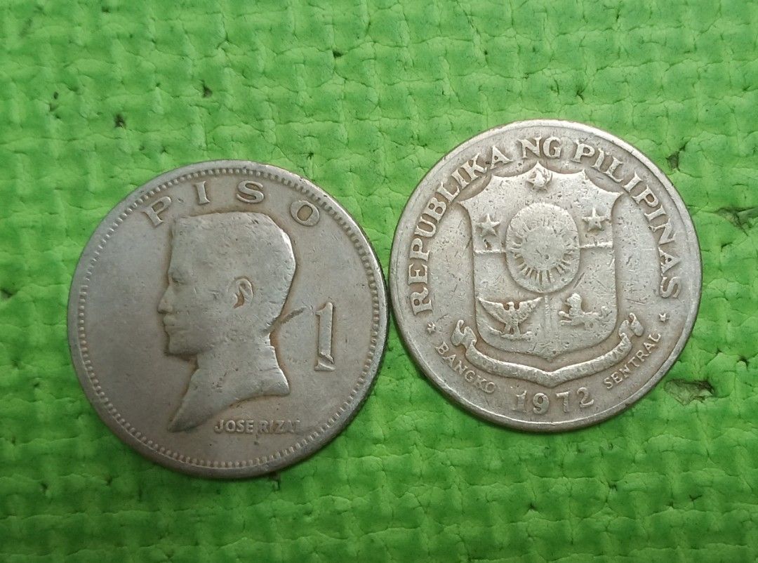 1 piso coin Jose Rizal 1972, Hobbies & Toys, Memorabilia & Collectibles ...