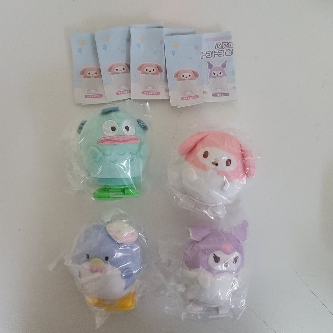 全新 日版 Sanrio Characters Tokoto Vol.2 扭蛋 全4種 My Melody Kuromi Hangyodon 水怪 Tuxedo Sam , 興趣及遊戲, 玩具 ...
