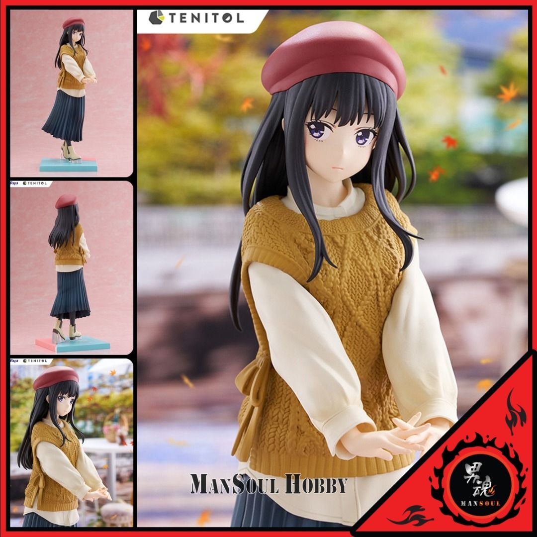 [日版 更保值] 莉可麗絲 錦木千束 + 井之上瀧奈 FuRyu TENITOL Lycoris Recoil Inoue Takina + Nishikigi Chisato 1套2款 ...