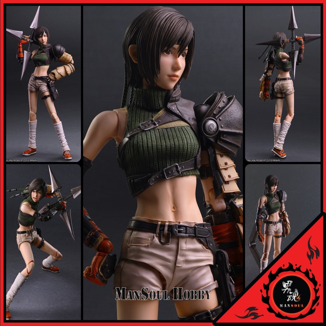 [日版 更保值] FF7 重製版 尤菲 如月 可動 Square Enix Final Fantasy VII Rebirth Play Arts Kai Yuffie Kisaragi ...