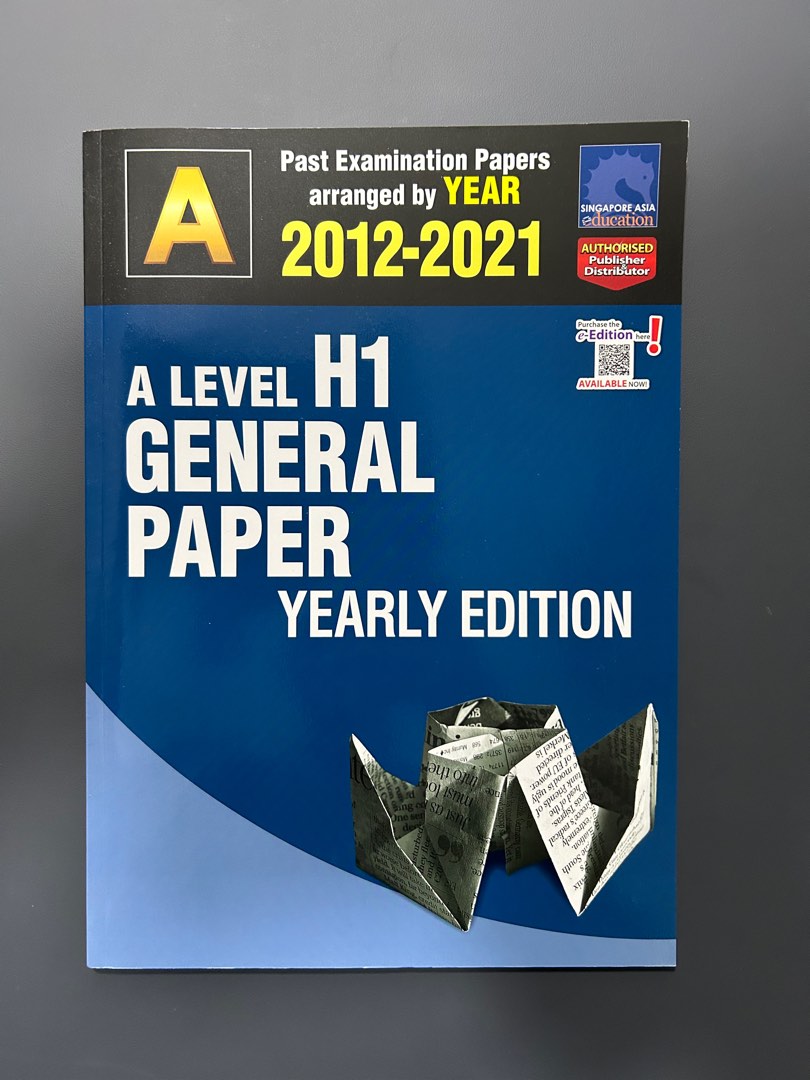 A Level TYS (H1 General Paper), Hobbies & Toys, Books & Magazines ...