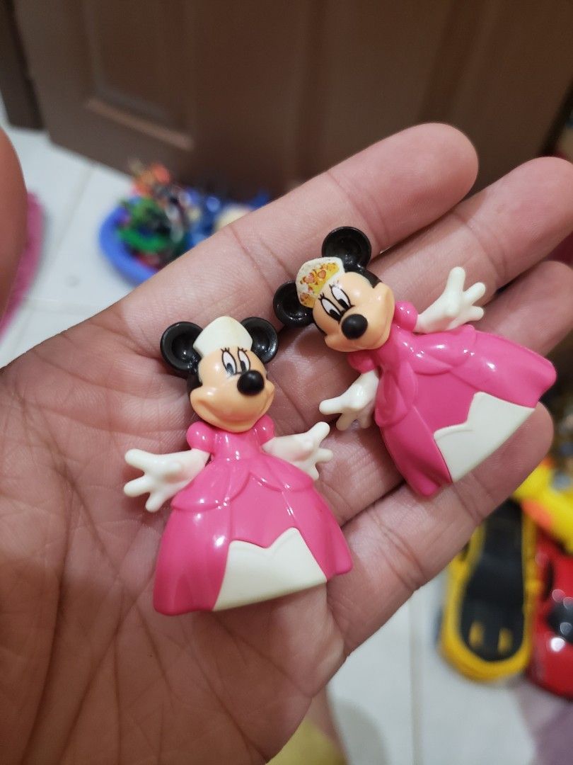 ACTION MINI FIGURE ORIGINAL ASLI DISNEY MINNIE MOUSE MINI KECIL MUNGIL ...