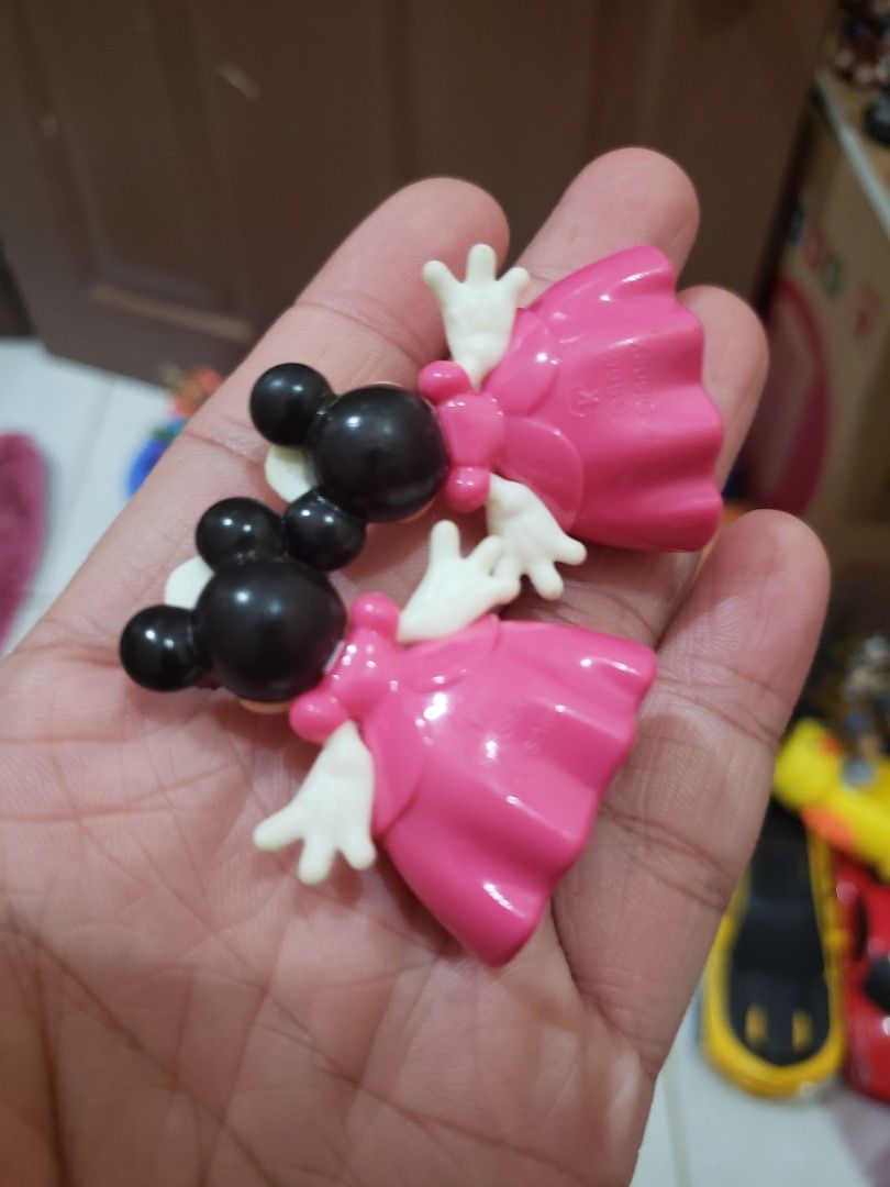 ACTION MINI FIGURE ORIGINAL ASLI DISNEY MINNIE MOUSE MINI KECIL MUNGIL ...