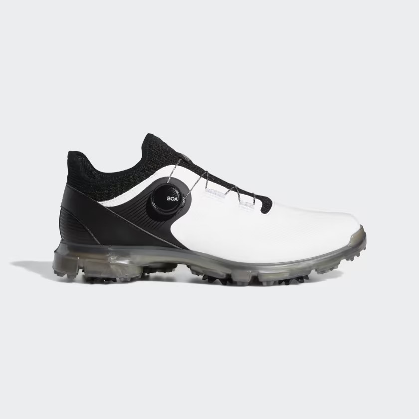 ADIDAS GOLD SHOES US9, Sports Equipment, Sports & Games, Golf on Carousell