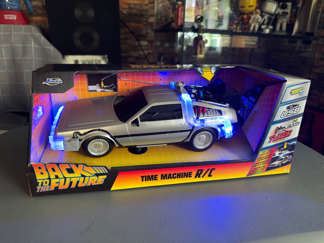 Back to the Future Delorean / Time Machine Remote Contral Toy Car ...
