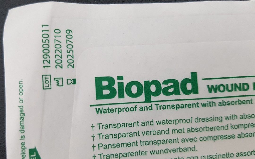 Biopad Wound Dressing Pad, Health & Nutrition, Medical Supplies & Tools ...