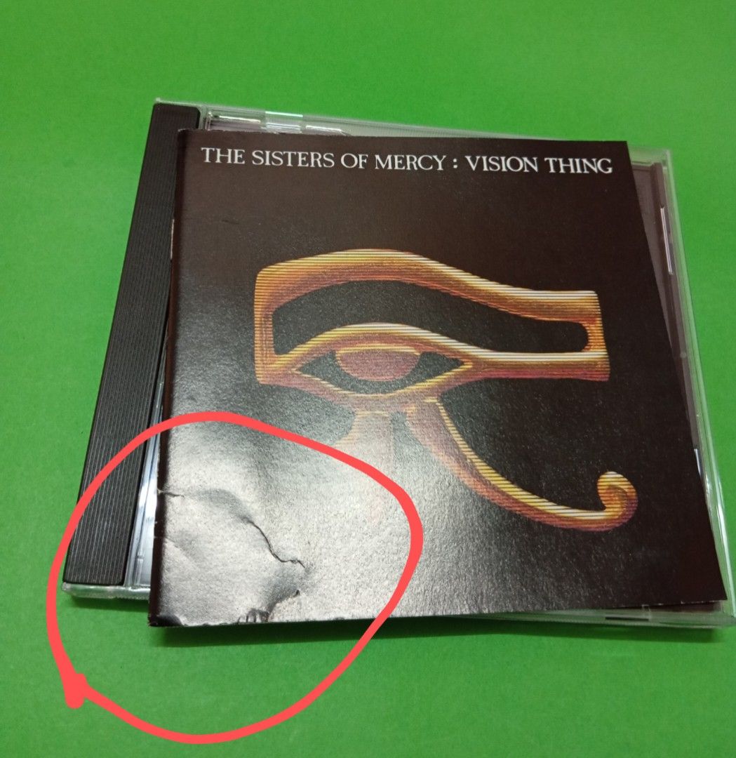 CD THE SISTERS OF MERCY : VISION THING ALBUM (1990) GOTHIC ROCK ...