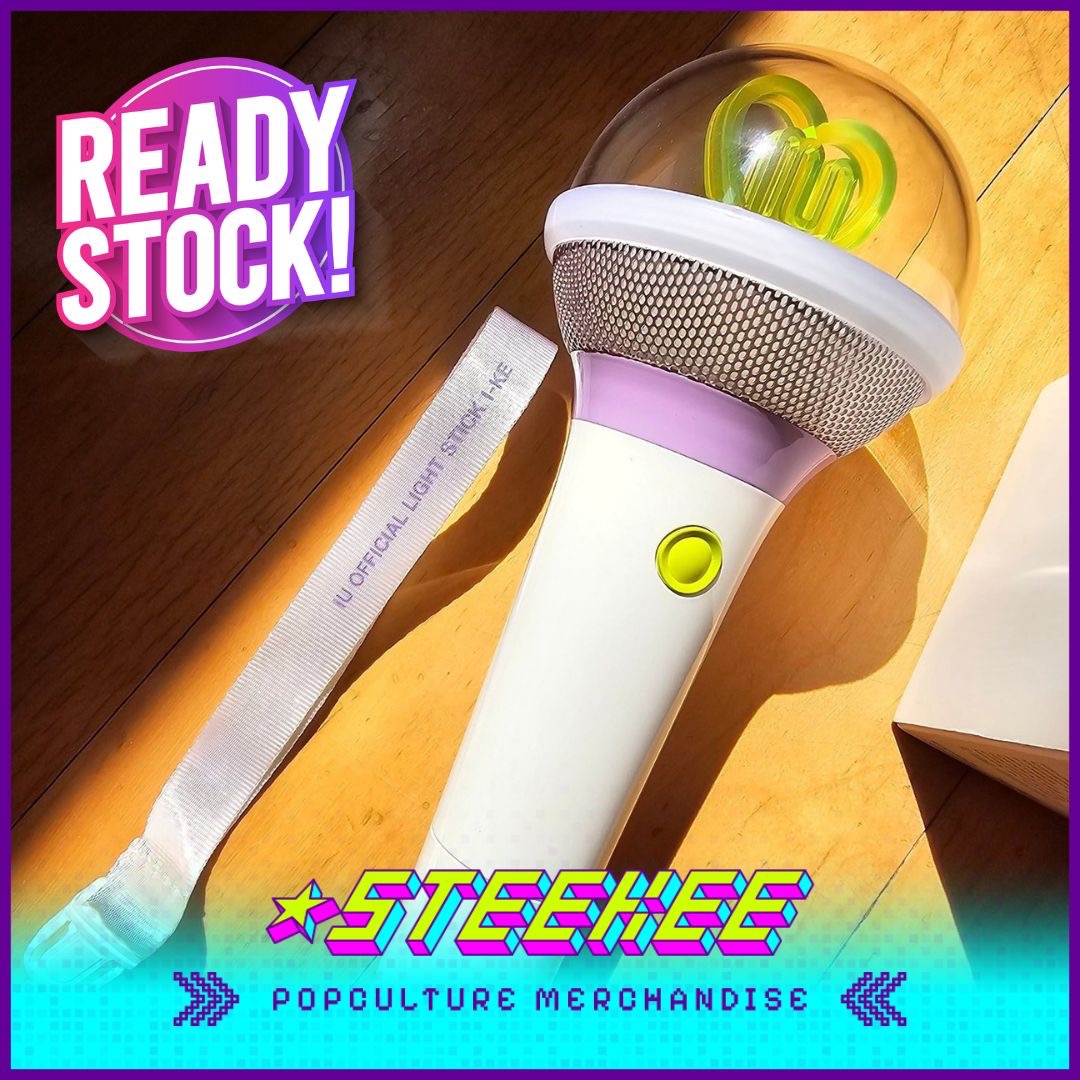 全新 eDAM I-KE IU 手燈 應援棒 官方螢光棒 第三代 附肩帶 Official Light Stick v3 with Strap, 興趣及遊戲, 收藏品及紀念品, 韓流 ...