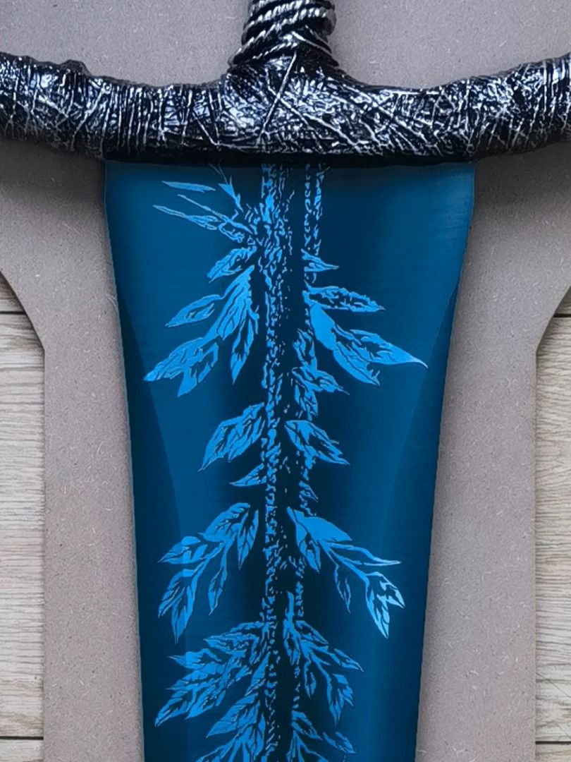 Elden Ring Prop 1/1 Dark Moon Greatsword (comes with + Hanging Board ...