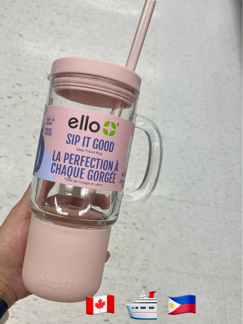 Ello Glass Travel Mug, Furniture & Home Living, Kitchenware & Tableware ...