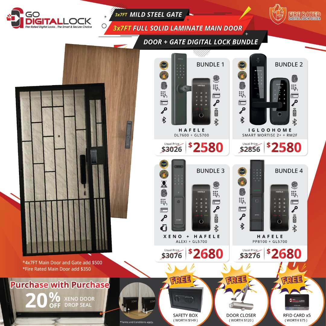 Exclusive All-in-One Bundle Sale 2024 in singapore | Laminate Door ...