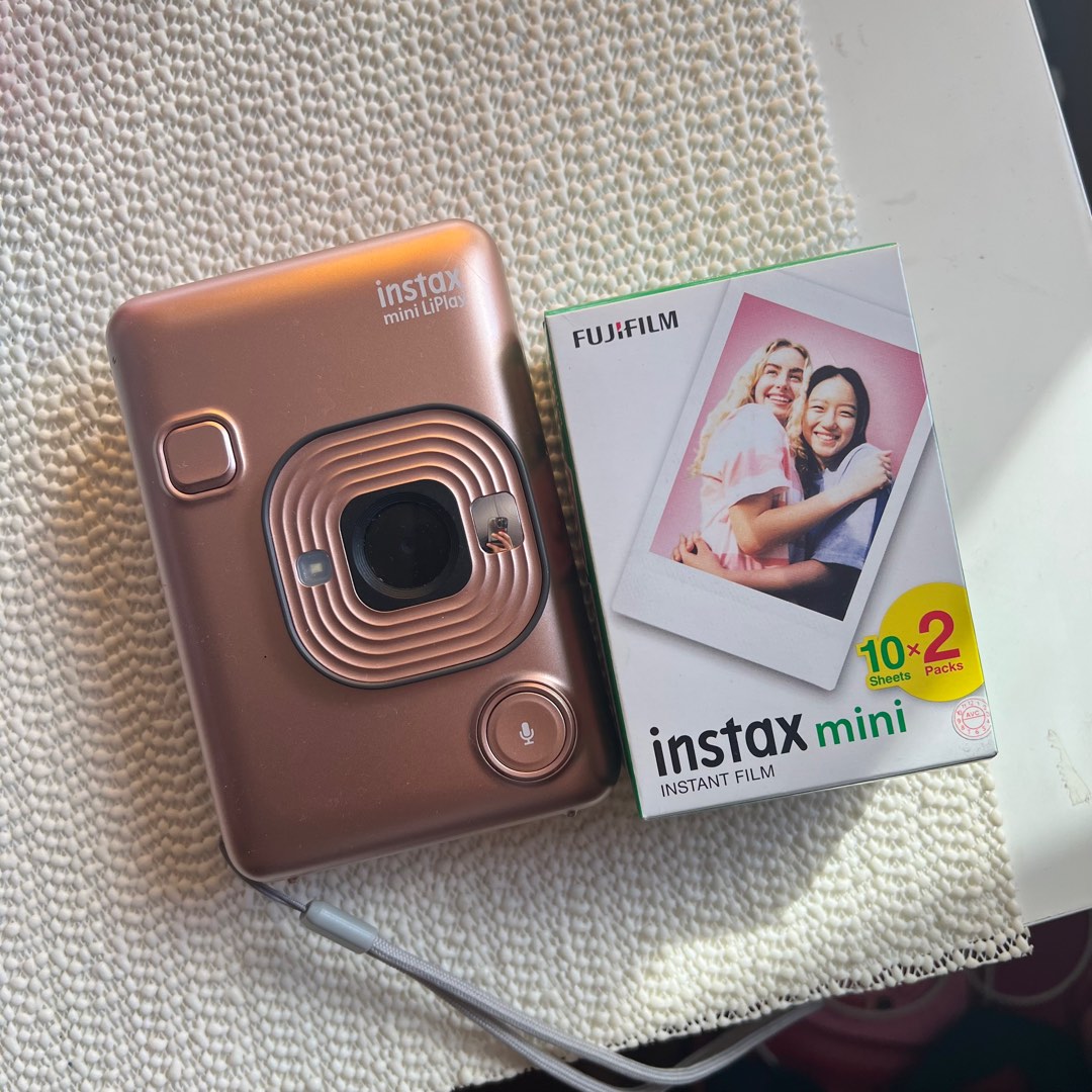 Fujifilm Instax Mini LiPlay Hybrid Instant Camera, Photography, Cameras ...