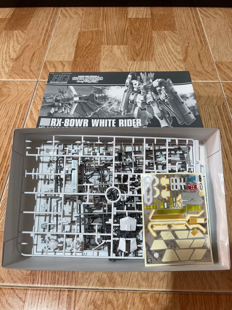 HG White Rider gundam, Hobbies & Toys, Toys & Games on Carousell