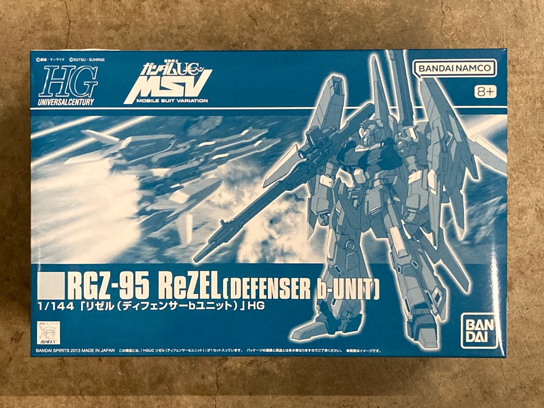 HGUC 1/144 ReZEL （DEFENSER b-UNIT）, 興趣及遊戲, 玩具 & 遊戲類 - Carousell