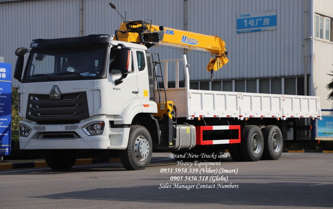 howo nx 10 wheeler cargo boom truck 10 tons 380hp euro 2, Special ...