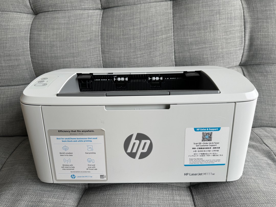 HP Laserjet M111w BW Black and White Laser Printer, Computers & Tech ...