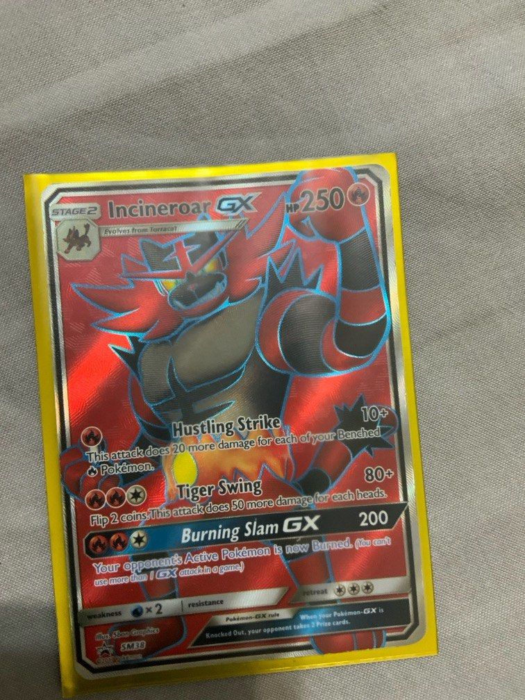 Incineroar GX - SM38 - Incineroar GX Premium Collection - SM Black Star ...