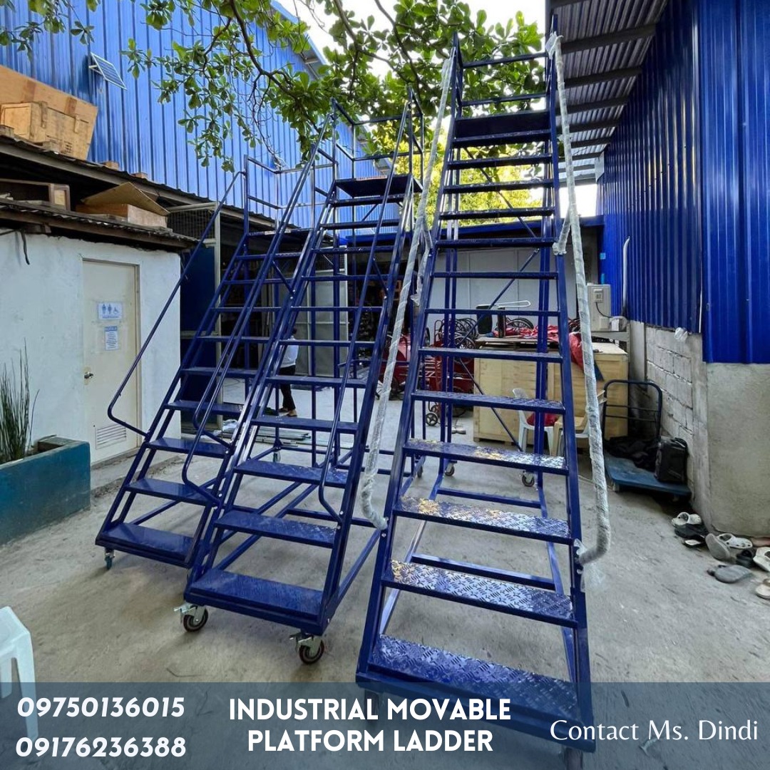 Industrial movable platform ladder, Commercial & Industrial, Industrial ...