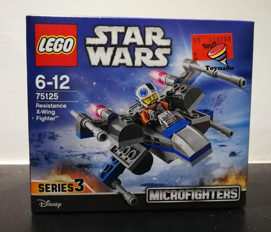 Lego Star Wars Microfighters 75125 Resistance X-Wing Fighter, Hobbies ...