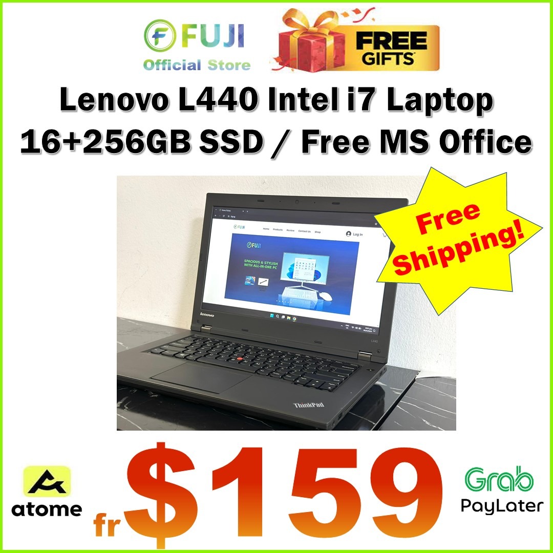 Lenovo Thinkpad 14 Inch I7 Laptop - 256GB SSD + 16GB RAM - Free MS ...