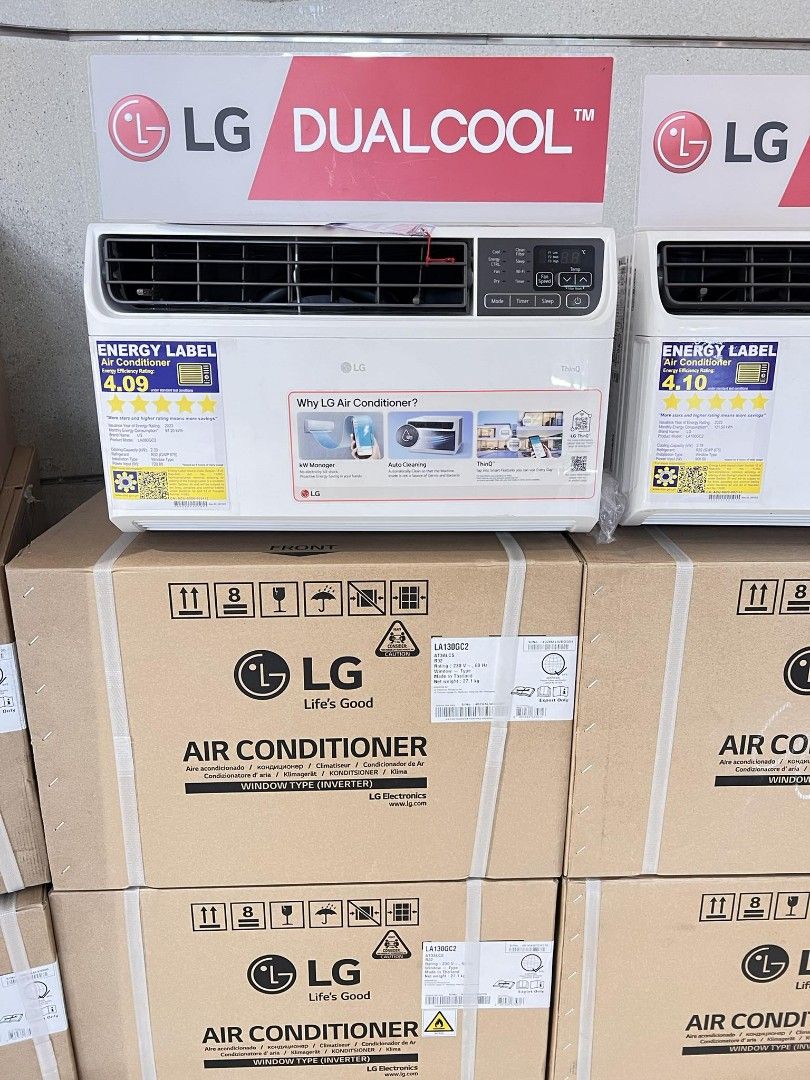 LG WINDOW TYPE AIRCON DUAL INVERTER, TV & Home Appliances, Air ...