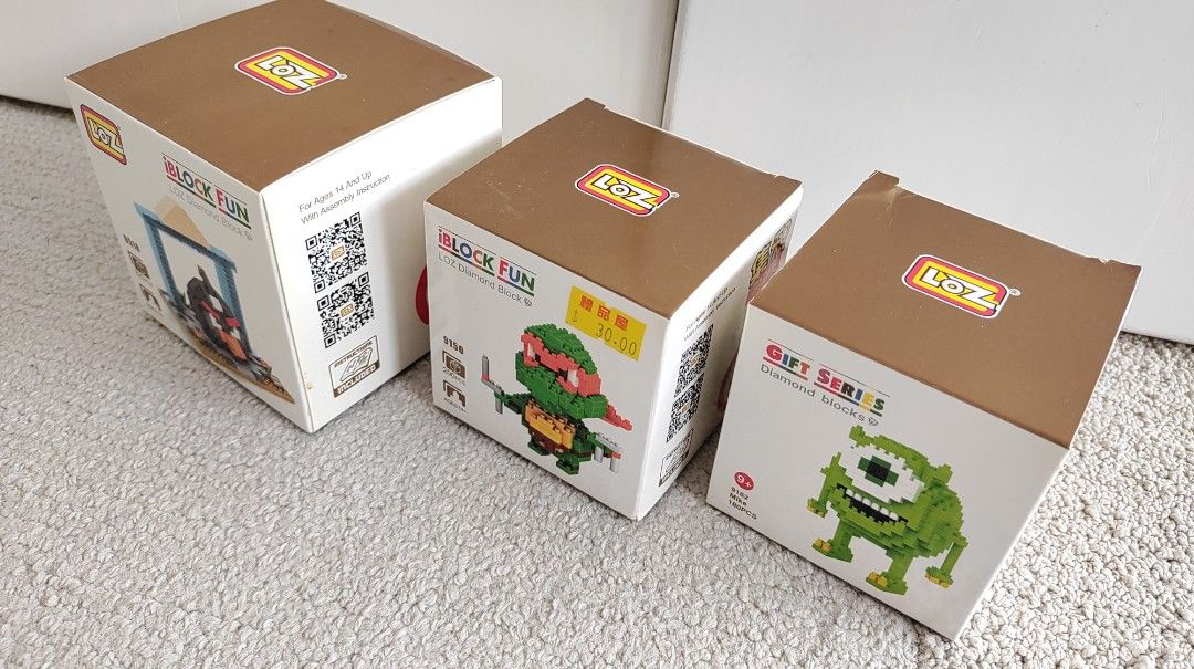 Loz Diamond Block Bricks Angry Birds, TMNT Ninja Turtles Monster Inc ...