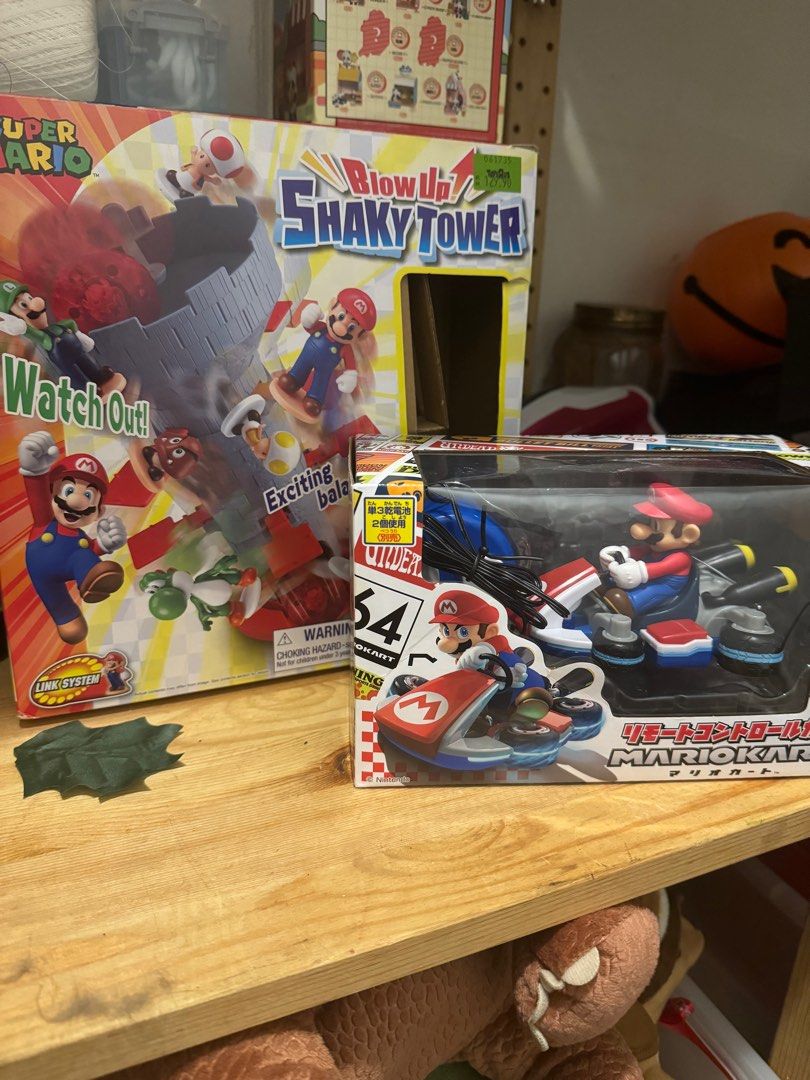 Mario shaky tower blow up tower & kart, Hobbies & Toys, Toys & Games on ...
