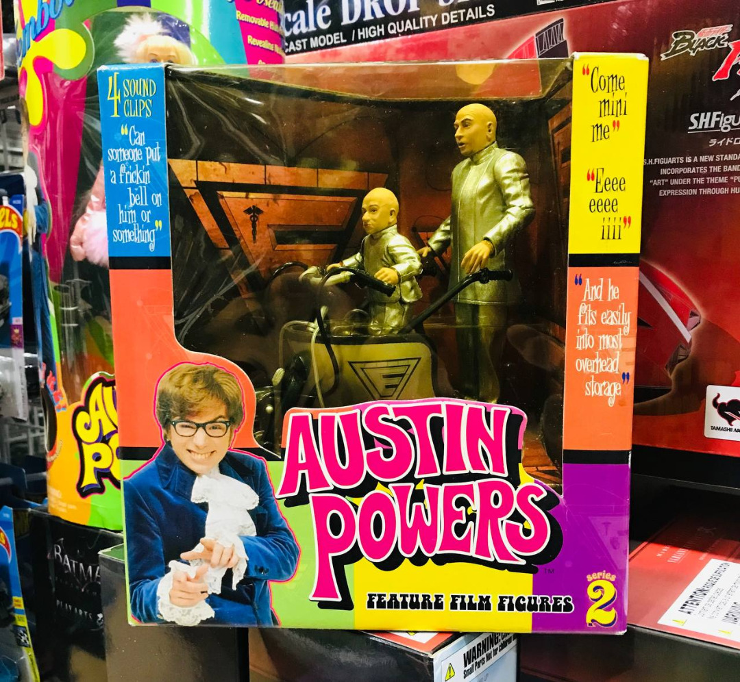 MCFARLANE 1999 THE MOVIE AUSTIN POWERS SERIES 2 - dr.evil AND MINNI ME ...