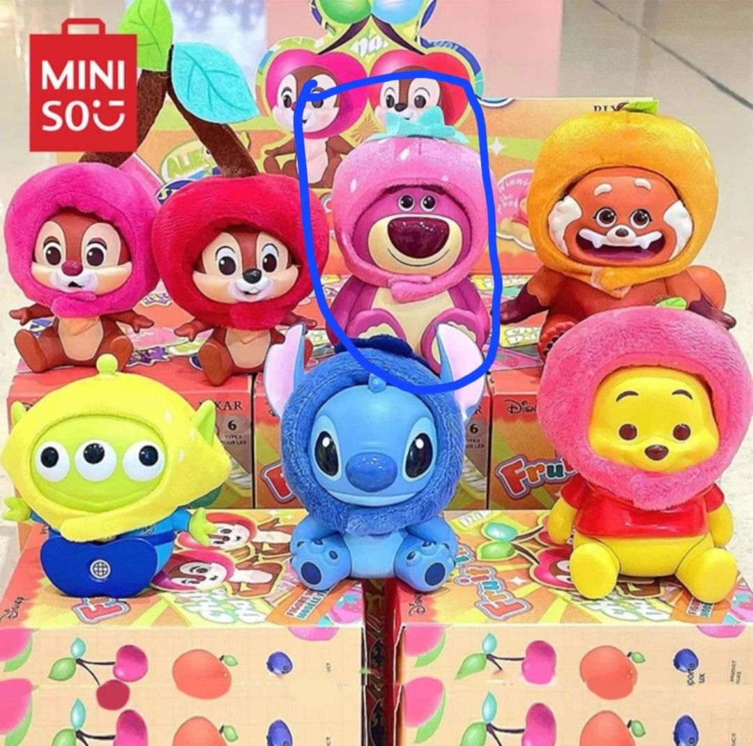 miniso disney pixar fruit head- Lotso, Hobbies & Toys, Memorabilia ...