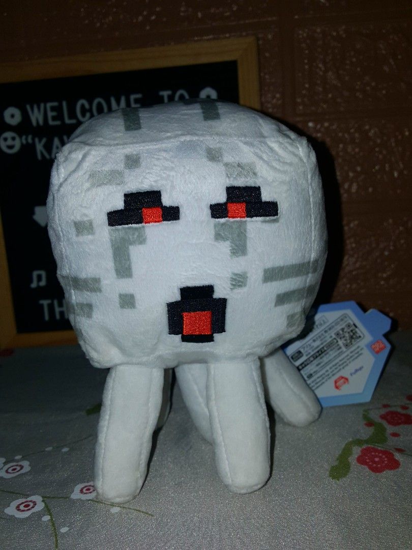 Mojang Minecraft Ghast Mini Plush, Hobbies & Toys, Toys & Games on ...
