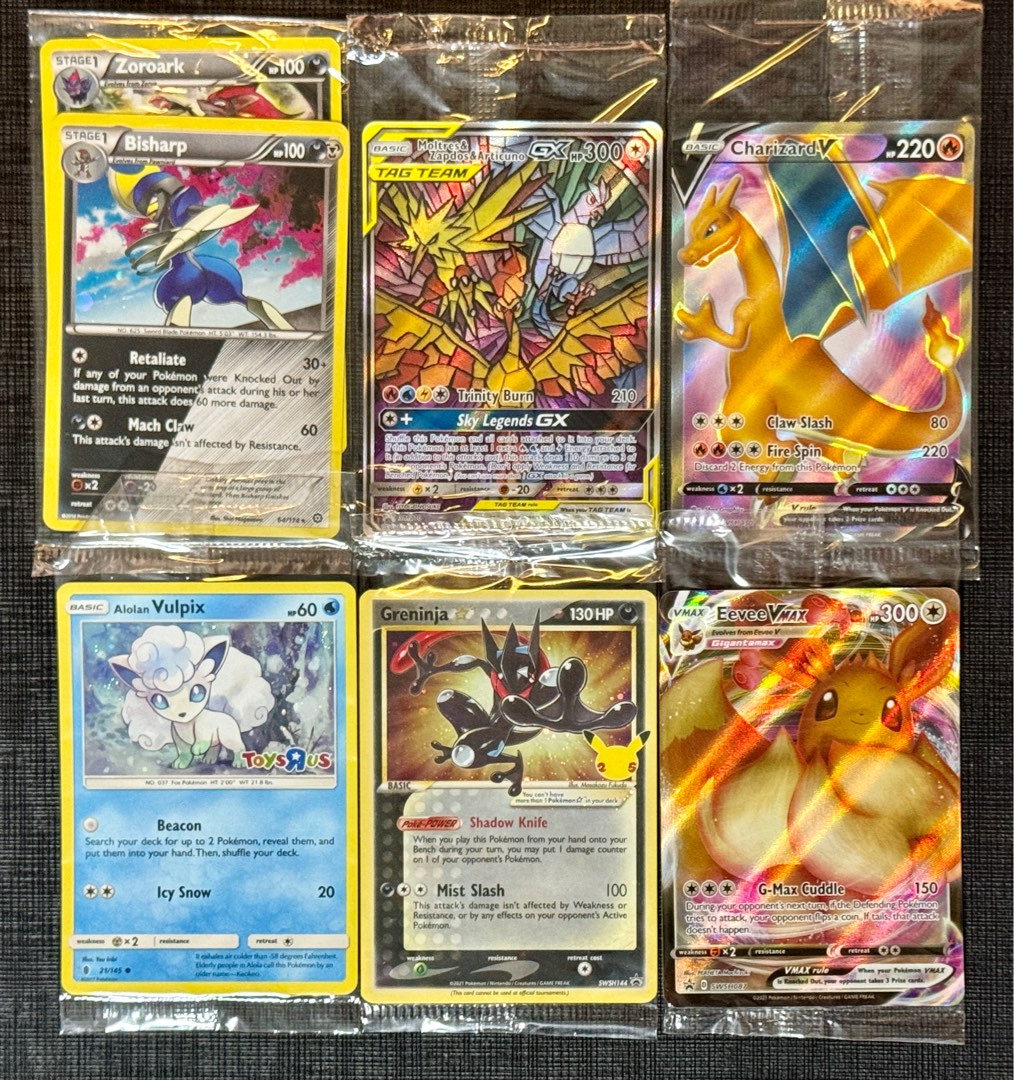 Bisharp 64/114 Zoroark 91/162 Moltres & Zapdos & Articuno GX SM210 ...