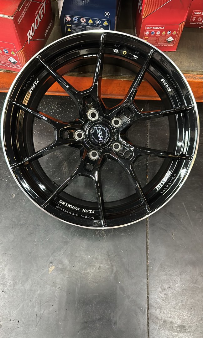 MSK 18” Flow Forming Rims, 5x112, 5x114.3, 18”x8”, Offset 42, Car ...