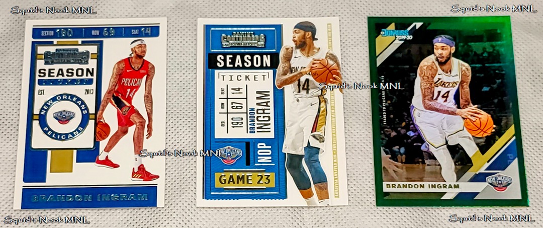 NBA Panini Basketball Cards - Brandon Ingram (3 pieces) Set, Hobbies ...