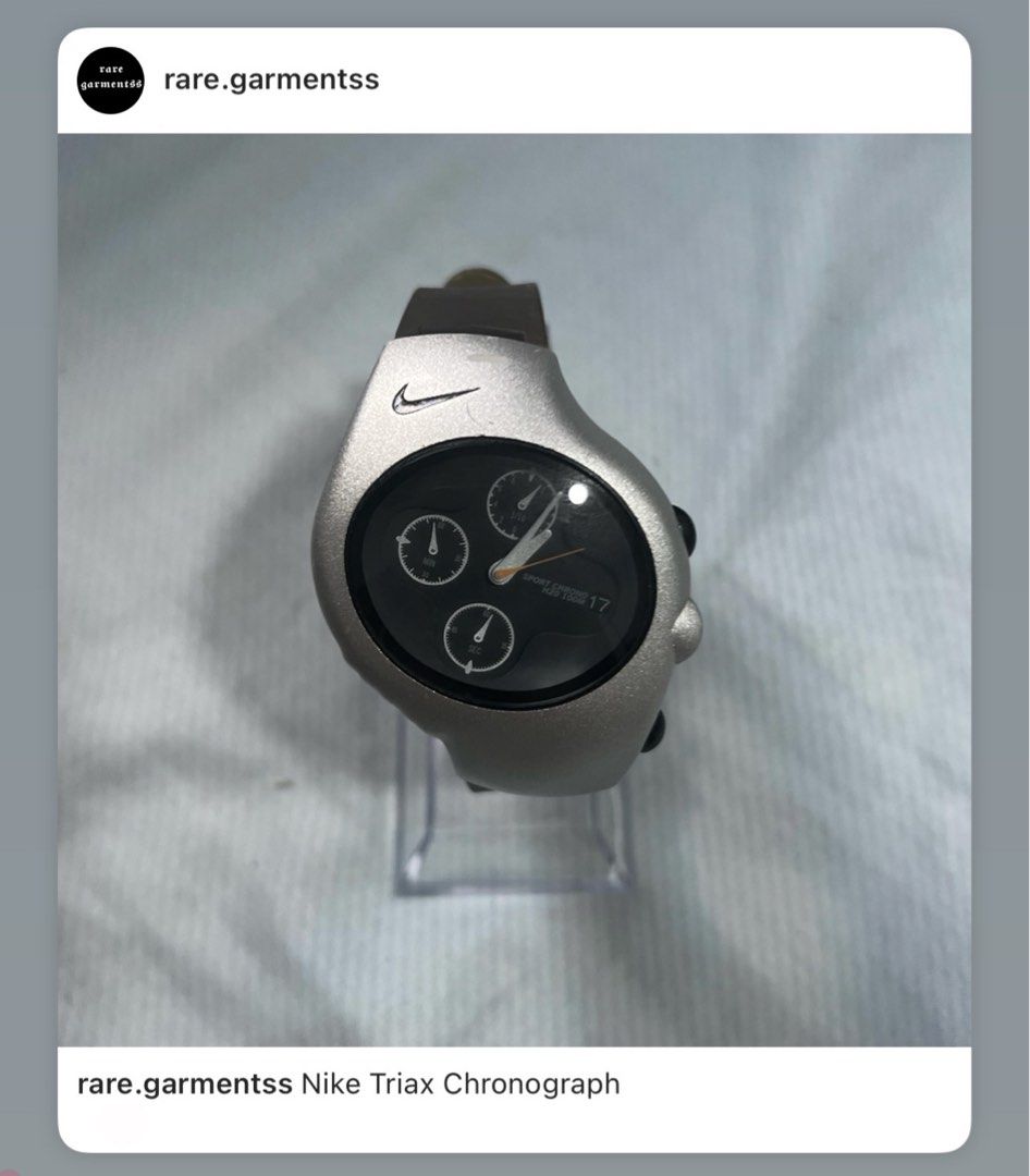 nike triax chronograph, Men's Fashion, Watches & Accessories, Watches ...