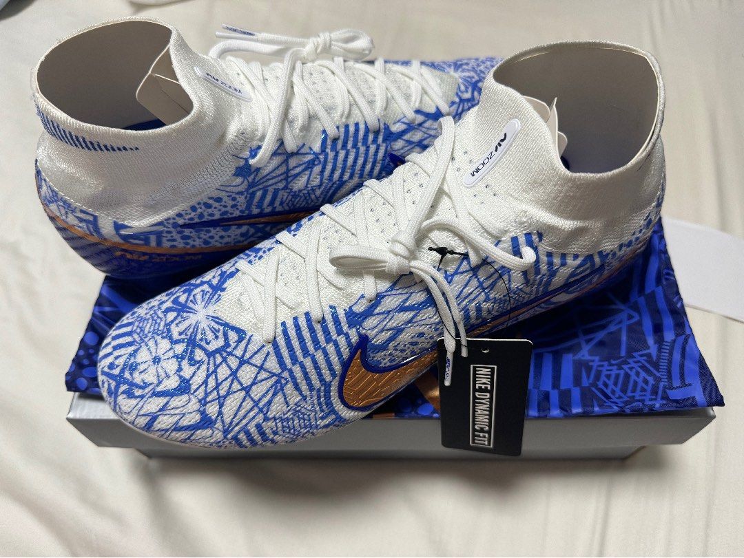 NIKE ZOOM MERCURIAL SUPERFLY 9 ELITE CR7 FG 'AZULEJO', Sports Equipment ...