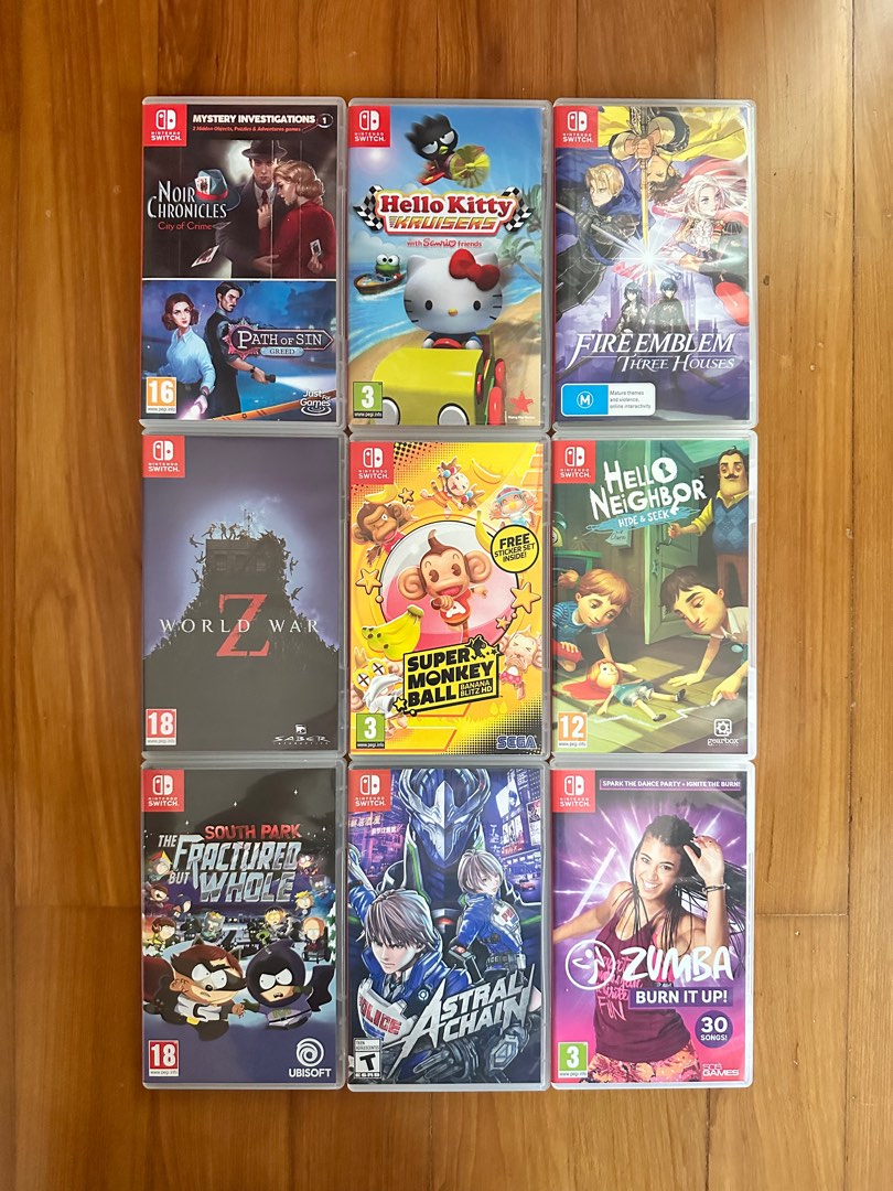 Nintendo Switch game Noir Chronicles Path of Sin / Hello Kitty cruisers ...